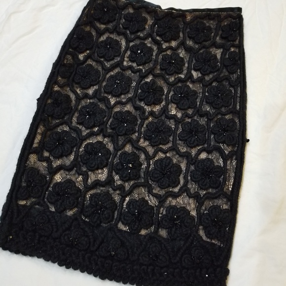 Catherine | Skirts | Nwot Catherine Lace Embroidered Pencil Skirt U2 ...